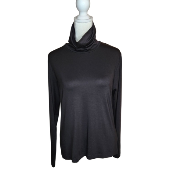 Masai | Tops | New Masai Copenhagen Brunis Black Jersey Turtleneck Top ...